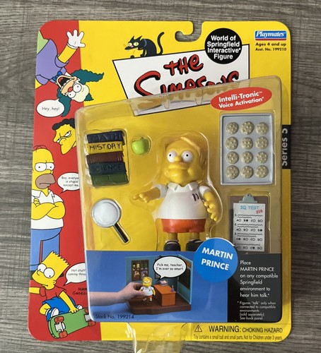 The Simpsons MARTIN PRINCE Playmates World of Springfield Figure WOS | eBay