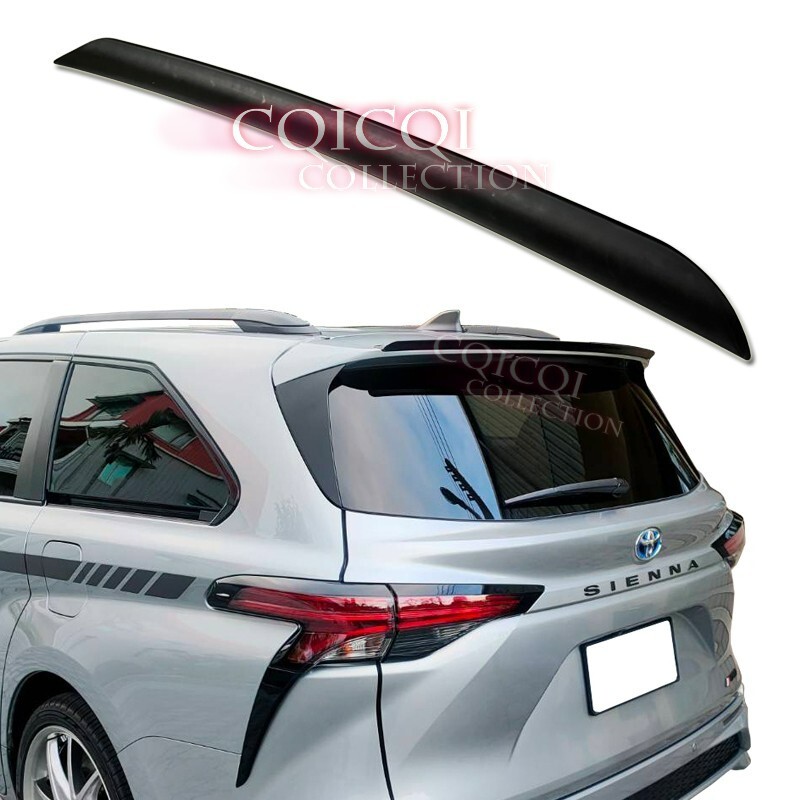 Matte Black roof spoiler for Toyota 2021~2023 Sienna XL40 LE XLE XSE ...