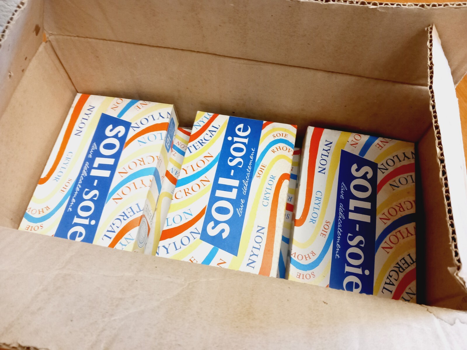 Neuf D'époque ! Lot 14 Paquet Lessive Ancien + Carton SOLISOIE Deco ...