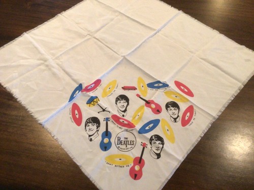 1960’s NEMS Entertainment Ltd The Beatles Vintage Silk Scarf ...