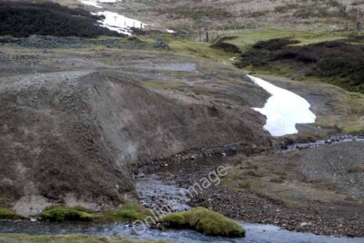 Photo 6x4 Natural sculpture Wanlockhead The Glenmarchhope Burn has ...
