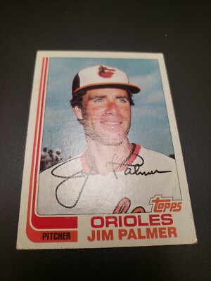 JIM PALMER 1982 TOPPS BASEBALL CARD # 80 BALTIMORE ORIOLES | eBay