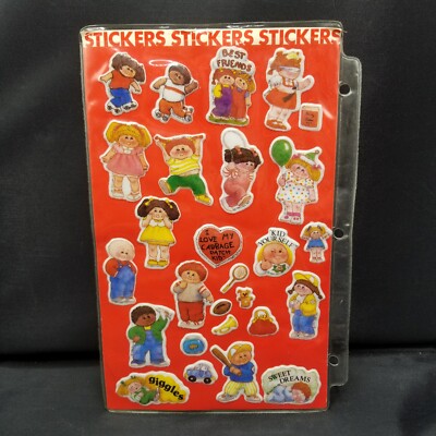 Vintage Cabbage Patch Puffy Stickers Legend The Cabbage Patch Kids 1983 ...