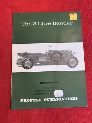 ORIGINAL VINTAGE 3 Litre BENTLEY PROFILE PUBLICATIONS #56 very good | eBay