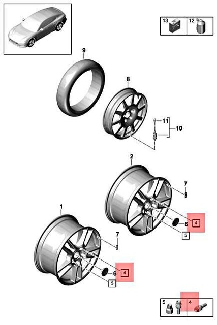 Genuine Porsche Cayenne Lug Bolt Wheel Screw 14x49 WHT004676A for sale ...