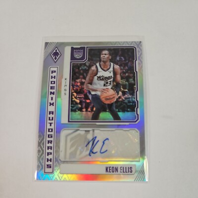 2023-24 Panini Phoenix Keon Ellis Silver Phoenix Autographs Auto #PA ...