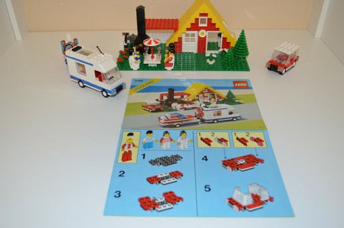 Lego Vintage Town Set Number 6388, Holiday Home with Caravan, Produced ...