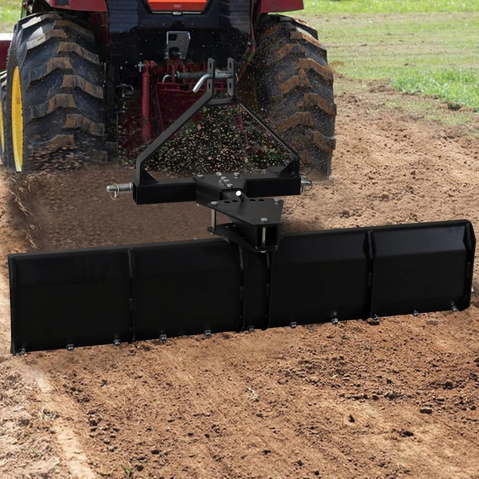 52" Width 3 Point Rear Grading Blade Scrape Blade Fit Category 0 & 1 ...