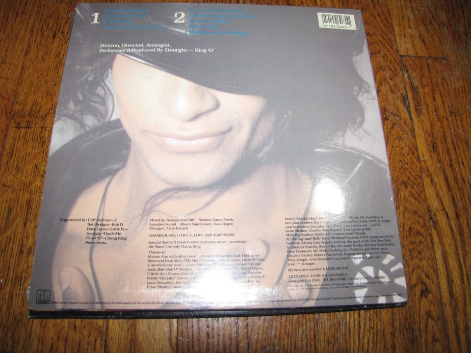 GEORGIO - SELF TITLED - SEALED MOTOWN RECORDS LP | eBay