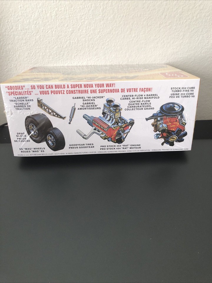 AMT Chevy Nova SS Pro Stocker 1/25 #1142 Factory Sealed “THE OLD PRO ...