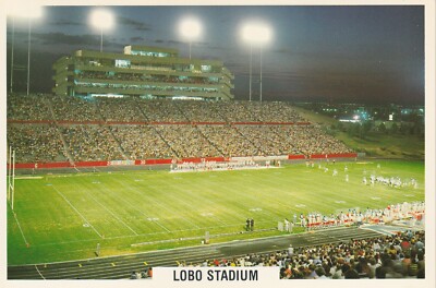 University of New Mexico Lobos Football Stadium Postcard - Dreamstyle ...