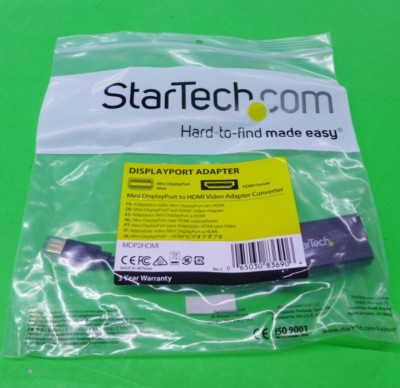 New StarTech Mini DisplayPort to HDMI Video Adapter Converter MDP2HDMI ...