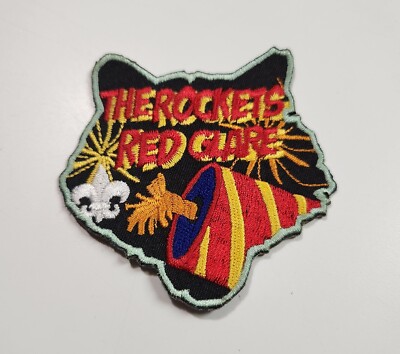 BSA The Rockets Red Glare Cub Scouts Activity Wolf Head Patch | eBay