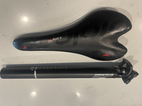 Colnago Seatpost 31.6 Carbon Preowned And Prólogo C.one50 Saddle | eBay