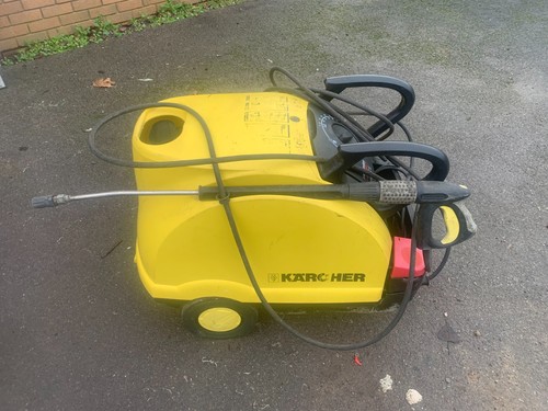 Karcher HDS 551C Pressure Washer Hot Jet Wash Diesel 240V CLOSED GARAGE ...