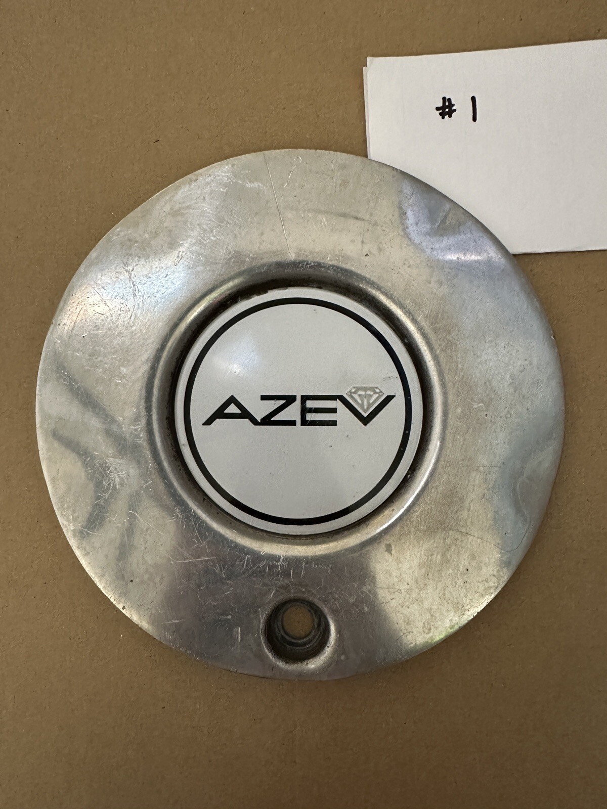AZEV Silver Alloy Wheel Center Aluminium Cap Covers Flush Design (2) | eBay