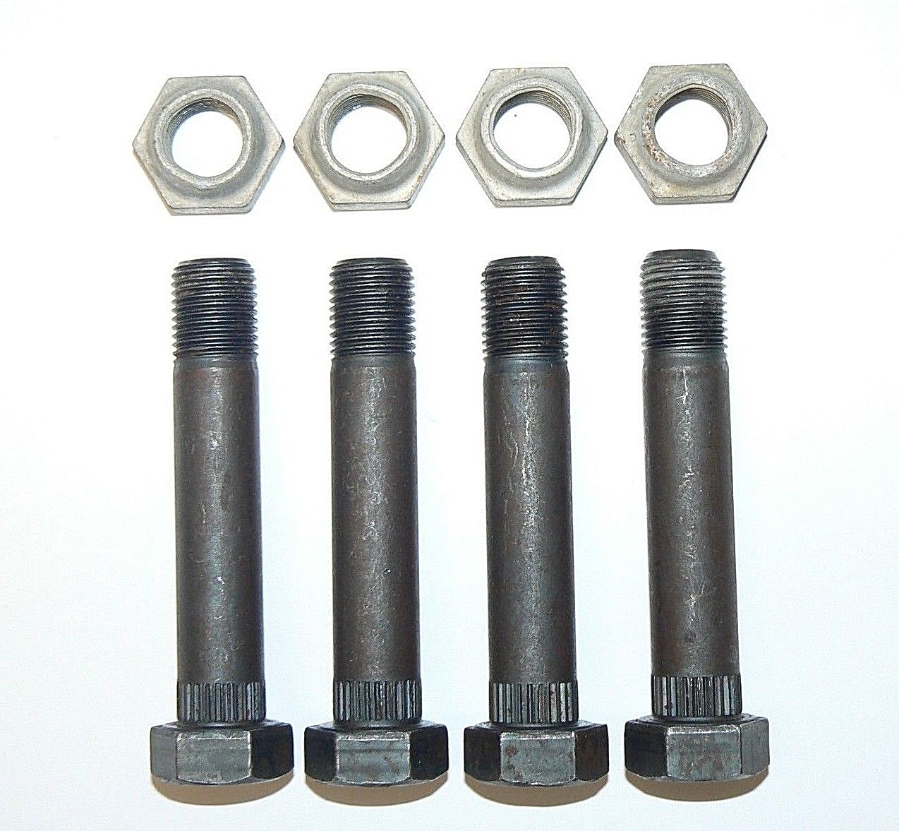 Leaf spring shackle bolts 9/16"-18 x 3" w/Prevailing Torque Lock Nuts ...