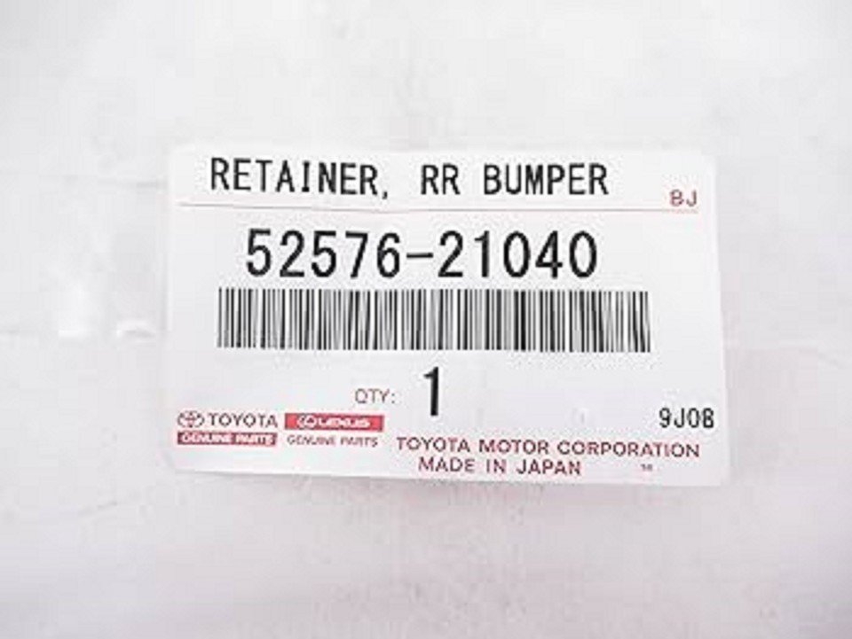 TOYOTA Genuine OEM SCION tC AT20 Rear Bumper Side Retainer LH 52576 ...