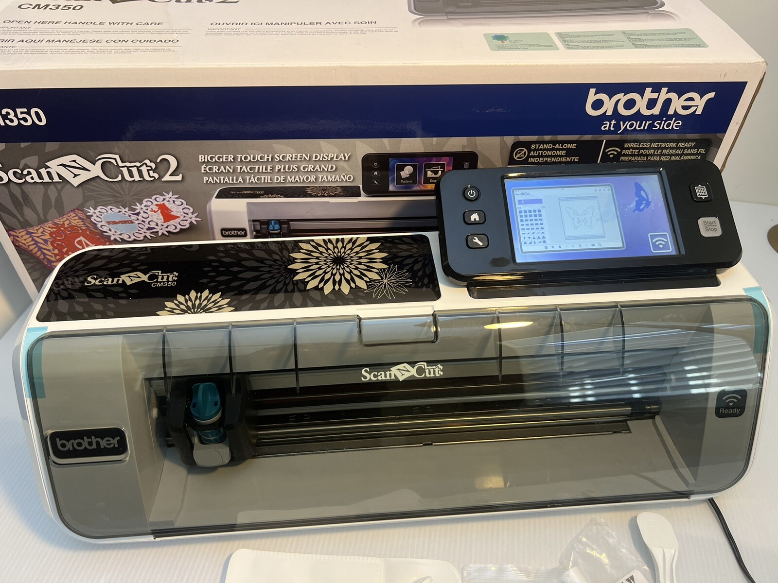Brother CM350 ScanNCut 2 Wireless Cutting Machine with LCD Display for ...