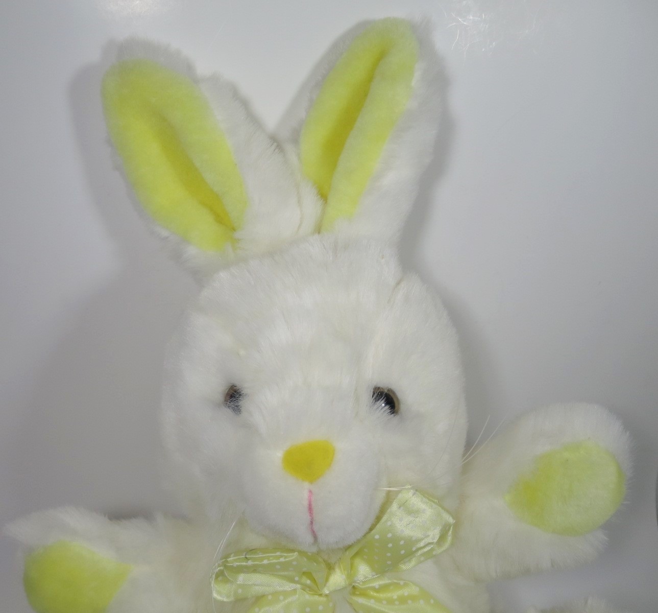 Vtg Cuddle Wit Yellow Plush Bunny Rabbit Stuffed Animal Easter | eBay