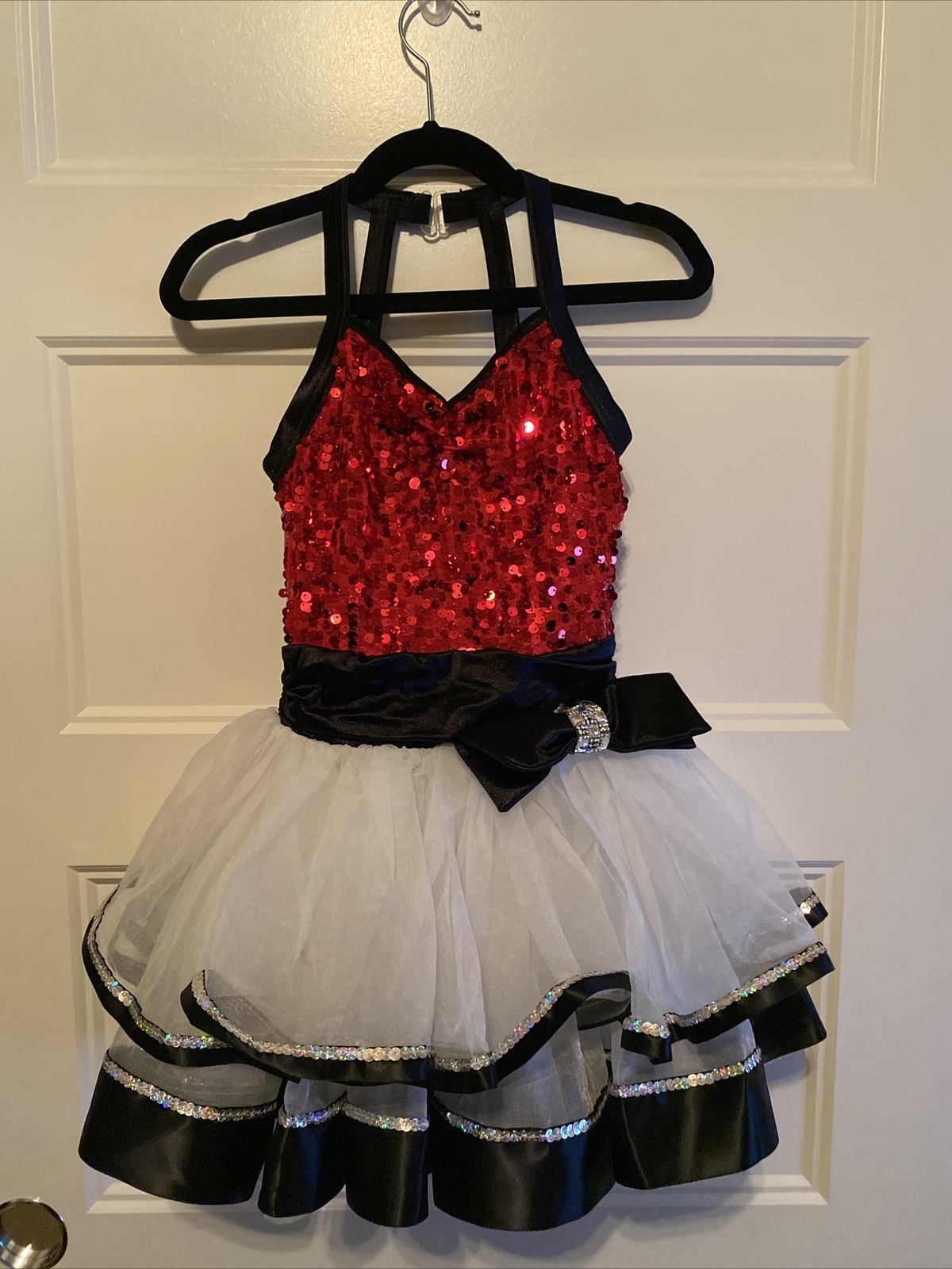 Small Child Sequin Tutu Weissman Dance Costume. Red,… - Gem