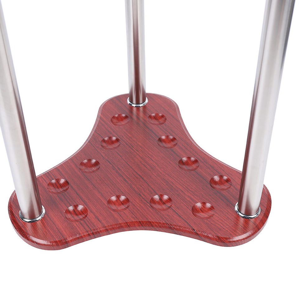 12 Pool Billiard Stick Cue Rack Floor Pool Stand Billiard Pool Cue ...