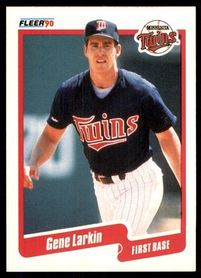 1990 Mint ** Fleer Gene Larkin Minnesota Twins #379 | eBay