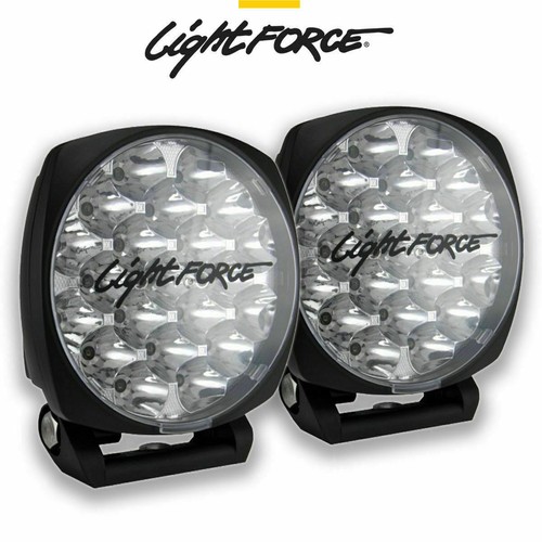 LIGHTFORCE Venom Pair 21 LED 75 Watt 150mm Driving Lights Lamps ...