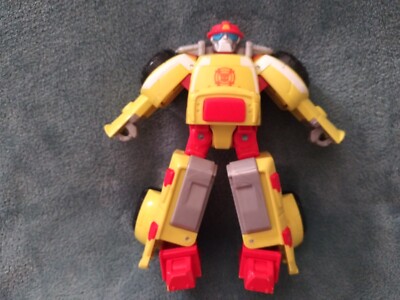 TRANSFORMERS HEATWAVE PLAYSKOOLHEROES RESCUE BOTS FIRE-BOT FIGURE HEAT ...