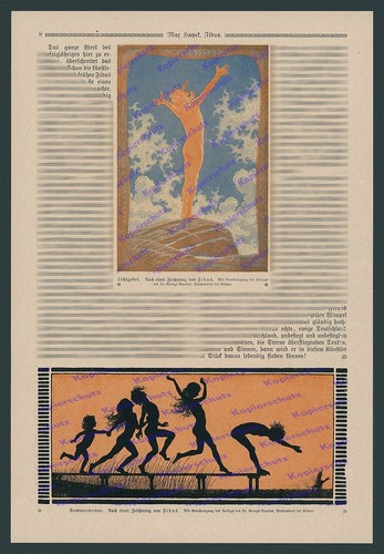 Höppener Fidus Lebensreform Nudismus Naturismus Malerei Kunst ...