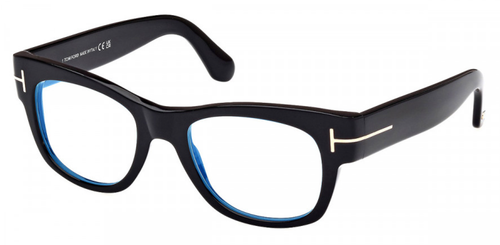 Authentic TOM FORD Rx Eyeglasses FT5040-B-001 Shinny Black w/Demo Lens ...