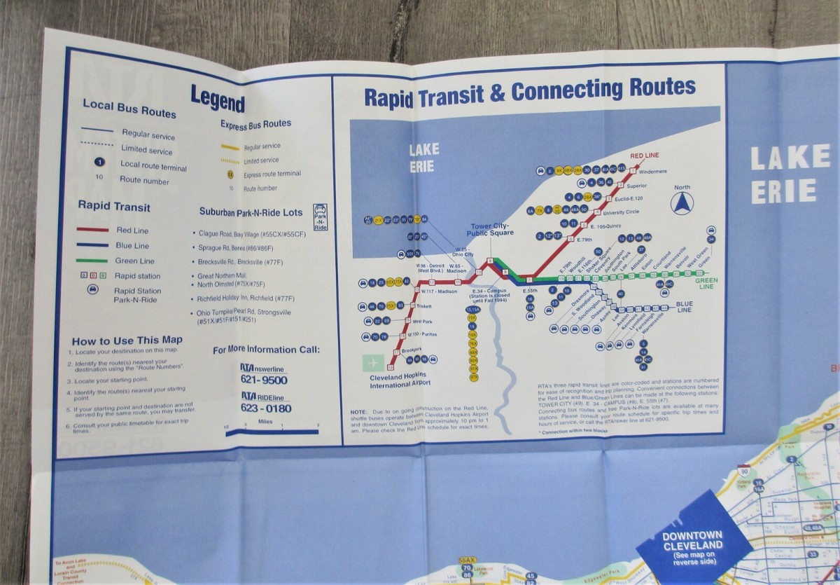 Transit Maps: Historical Map: Old Cleveland RTA Route Map, 42% OFF Transit Maps: Historical Map: Old Cleveland RTA Route Map, 42% OFF