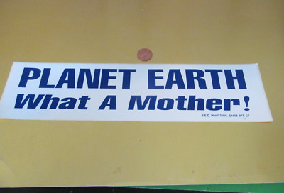 PLANET EARTH STICKERS DECALS ORIGINAL OLD STOCK | eBay