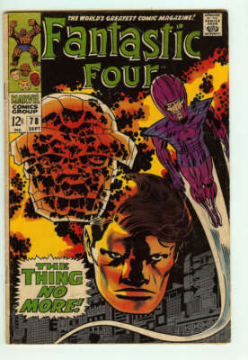 FANTASTIC FOUR #78 4.0 // JACK KIRBY & JOE SINNOTT COVER MARVEL COMICS ...