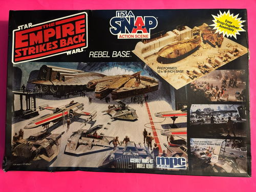 STAR WARS TESB REBEL BASE ACTION SCENE MODEL KIT AMT ERTL NEW COOL LOOK ...