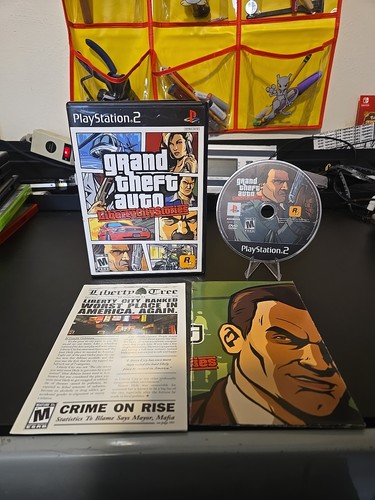 PS2 : GRAND THEFT AUTO : LIBERTY CITY STORIES !! Black Label w/Manual ...
