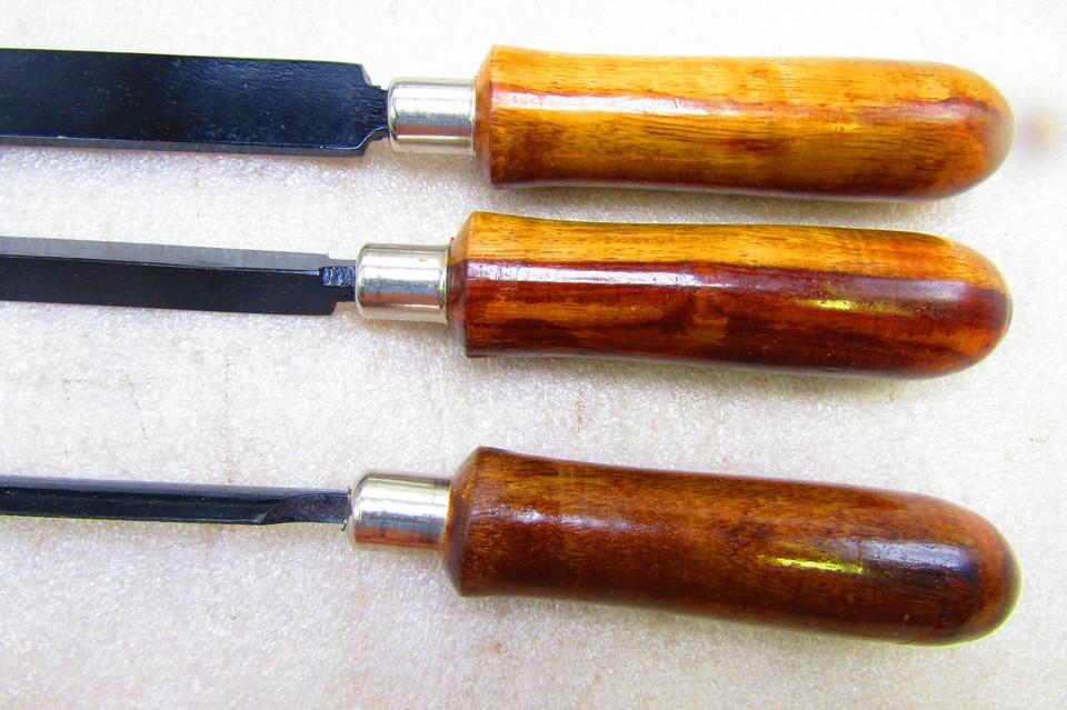 Babbitt bearing scraper set, 3 pieces. | eBay