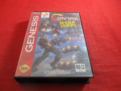 Contra Hard Corps Sega Genesis Original Empty Box ONLY (no manual/game ...