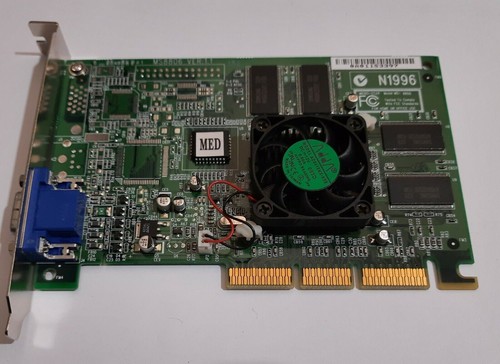 MSI Starburst 32 AGP Grafikkarte (32MB, nvidia TNT2 pro, MS-8806, retro ...