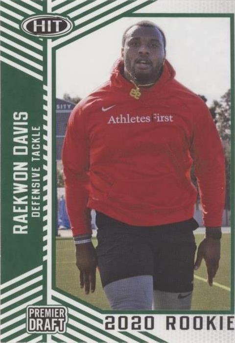 2020 Sage Hit - Raekwon Davis #55 Green (RC) for sale online | eBay