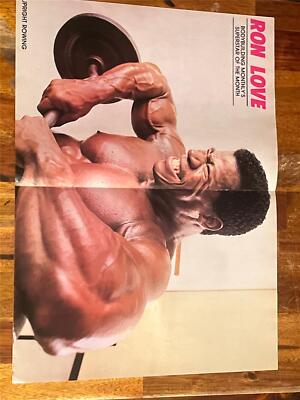 RON LOVE bodybuilding muscle fitness POSTER | eBay