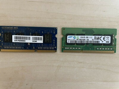 REDUCED Laptop Memory Samsung 2GB and Kingston 4GB From Toshiba C55 ...