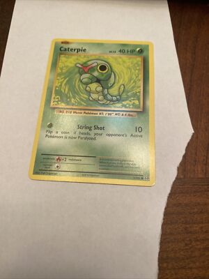 POKEMON Trading Card Basic Caterpie lV.13 40HP String shot 3/108 | eBay
