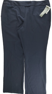 Covington Essentials Straight Women's Pants Missy Size 18 Average Navy ...