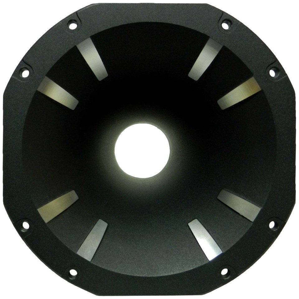 Aluminum 8" 20cm Round Horn 4 Bolt-On 2" 52mm Throat Pro Car Audio DJ ...