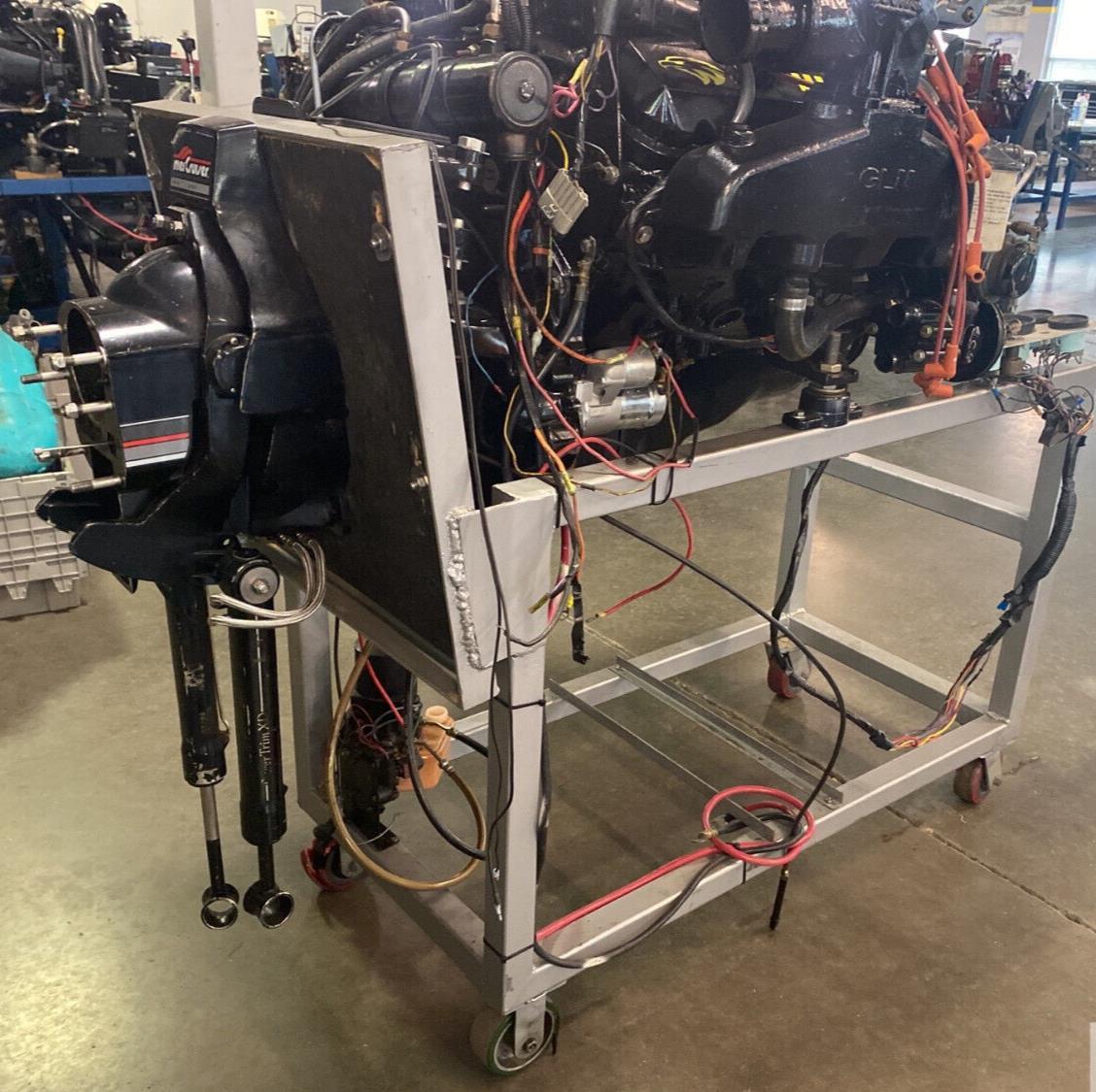 RACING DIESEL MARINE INBOARD RUNNING TEST ENGINE STAND MOUNT PRW PQX ...