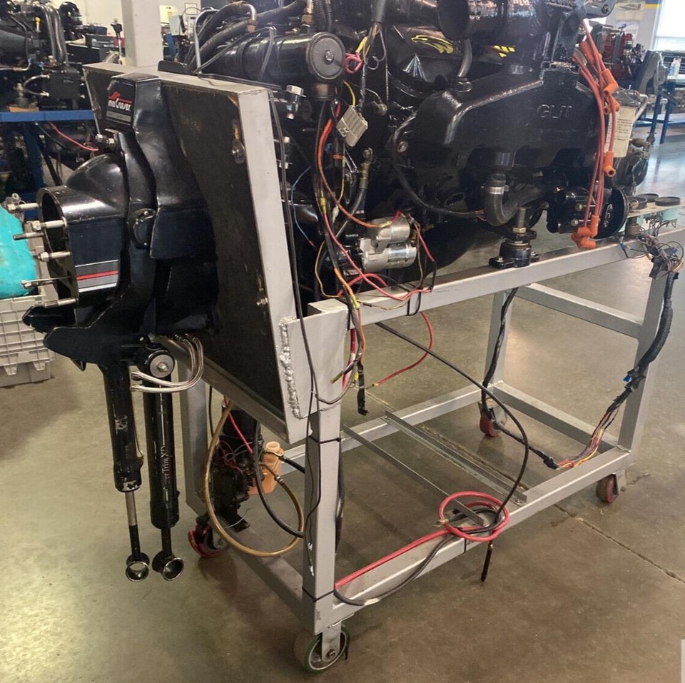 RACING DIESEL MARINE INBOARD RUNNING TEST ENGINE STAND MOUNT PRW PQX ...