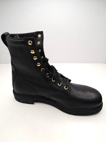 Mason Shoes Work America Men's Leather Black Boots Size 9D Oil ...
