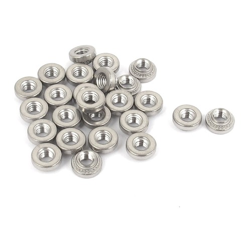 25pcs M3 Stainless Steel Self Clinching Rivet Nut Fastener for 2mm Thin ...