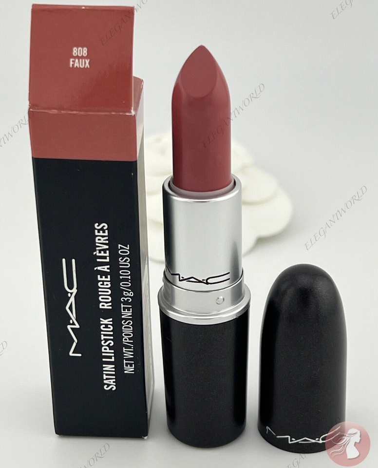 MAC Faux Satin Lipstick 0.10 oz 3g New In Box RARE! | eBay